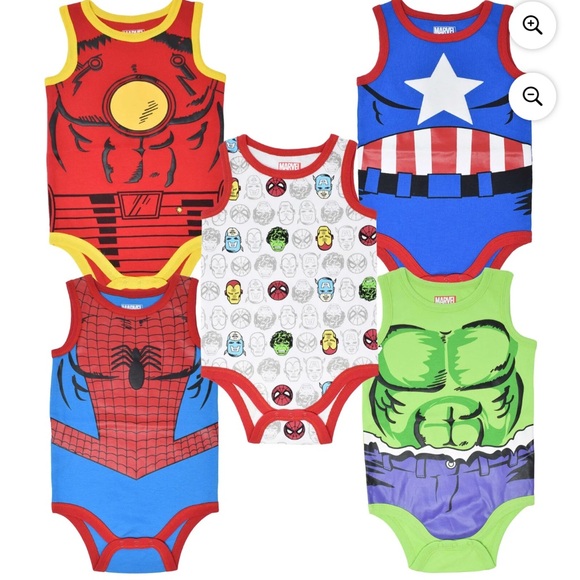 Marvel | One Pieces | Marvel Avengers Superhero Graphic Sleeveless ...